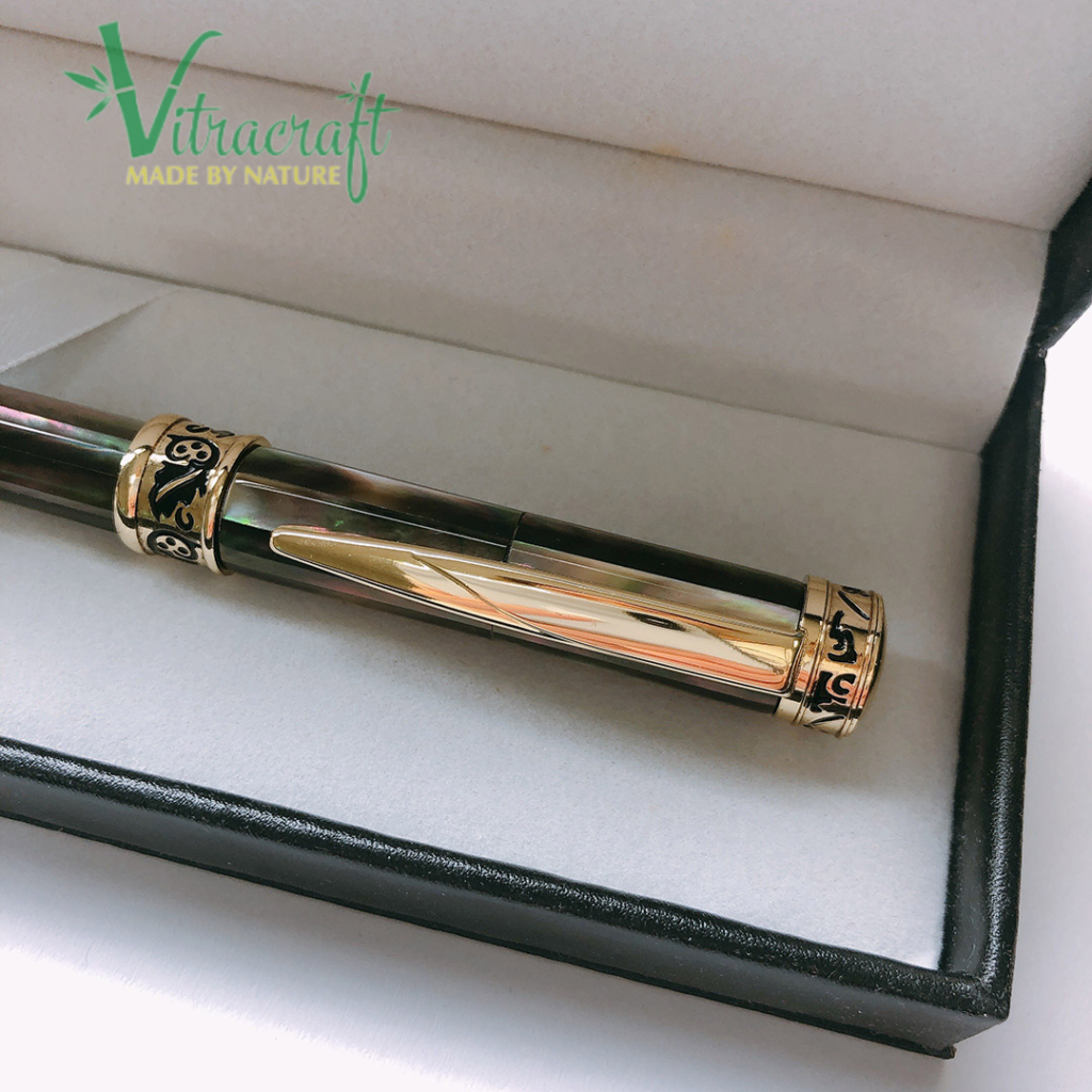 BALLPEN02-Premium handmade pens.Made from natural black mother-of-pearl ...