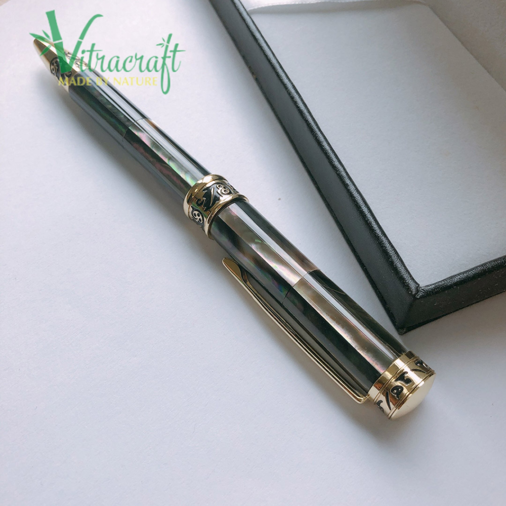 BALLPEN02-Premium handmade pens.Made from natural black mother-of-pearl ...